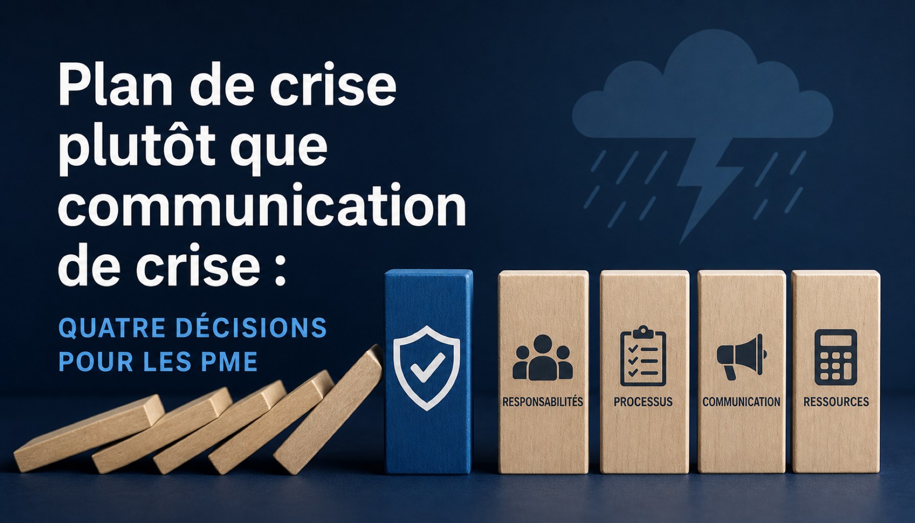 Plan de crise plutôt que communication de crise : quatre décisions pour ...